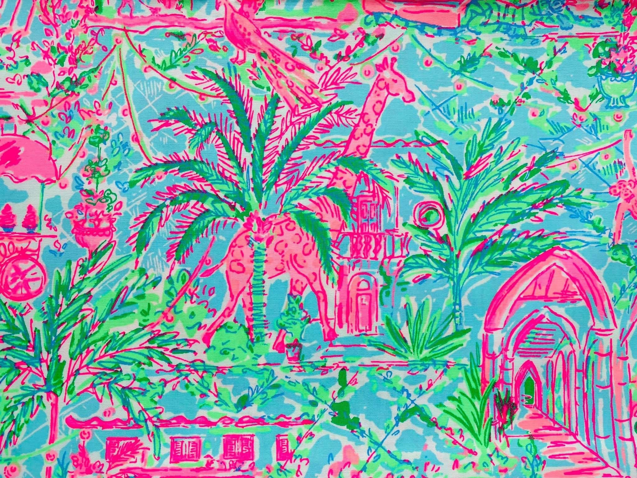 Lilly Pulitzer Anchors Background