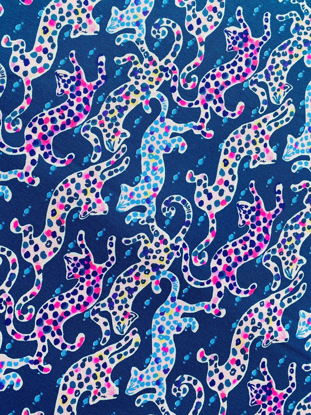 Fabric “cat’s ” # 1 LP- Terry Knit - Etsy