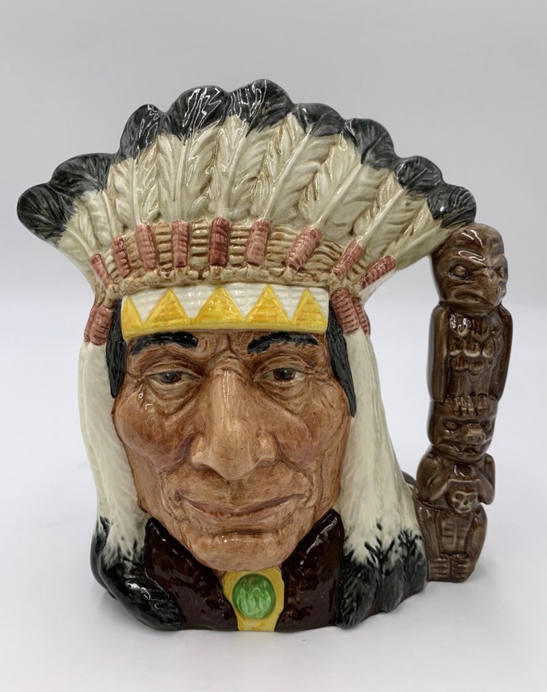 North American Indian Vintage Royal Doulton Toby Jug - Etsy