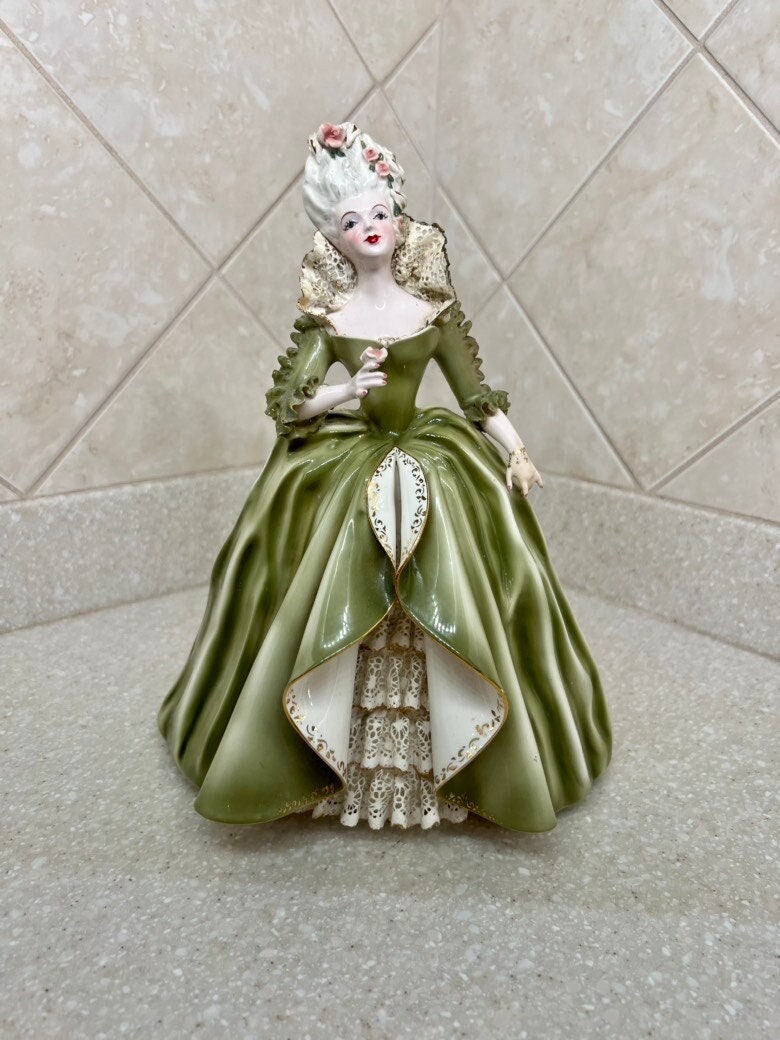 Prima Donna in Green Florence Ceramics of Pasadena Vintage - Etsy