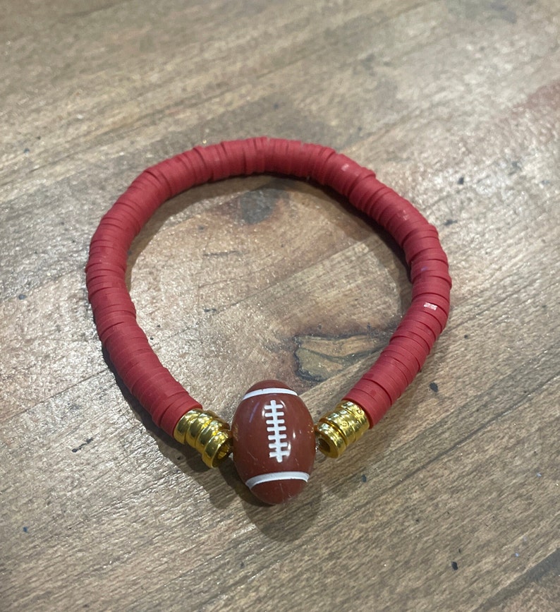 Football Bracelet Set 49ers Theme - Etsy