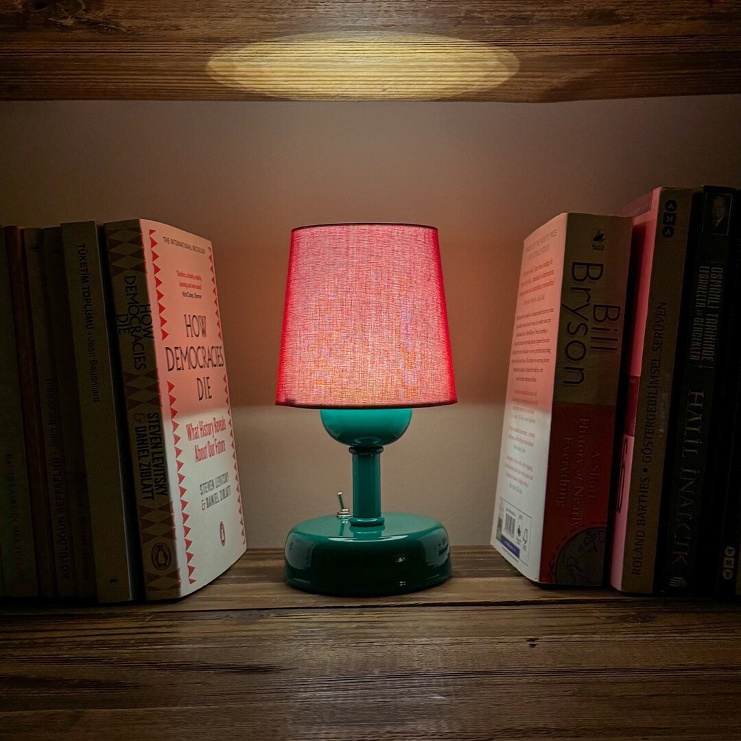 Vintage Inspired Table Lamp, Cordless Led Table Lamp, Battery Powered ...