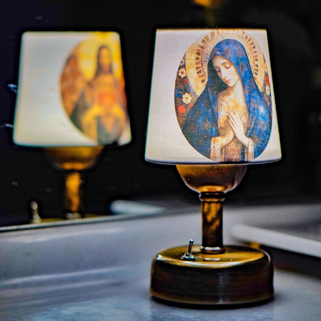 Vintage Inspired Table Lamp, Cordless Led Table Lamp, Battery Powered ...