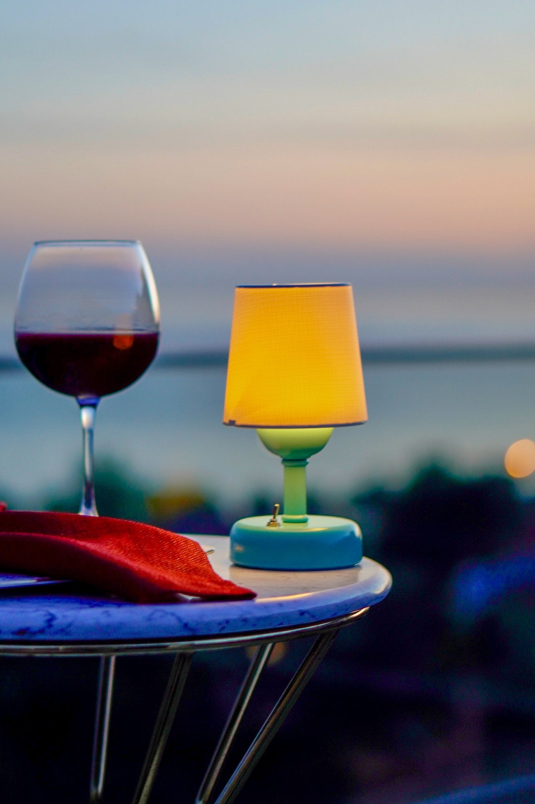 Vintage Inspired Table Lamp, Cordless Led Table Lamp, Battery Powered ...