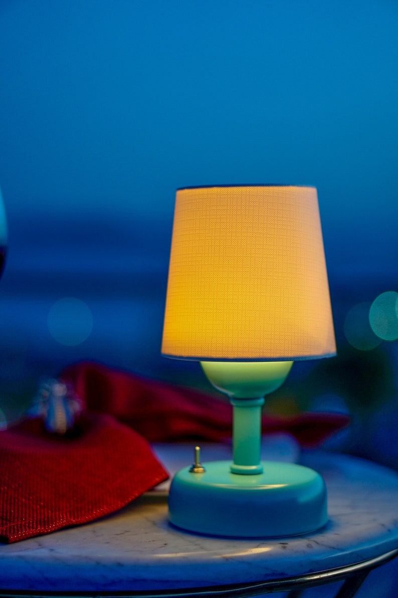 Vintage Inspired Table Lamp, Cordless Led Table Lamp, Battery Powered ...