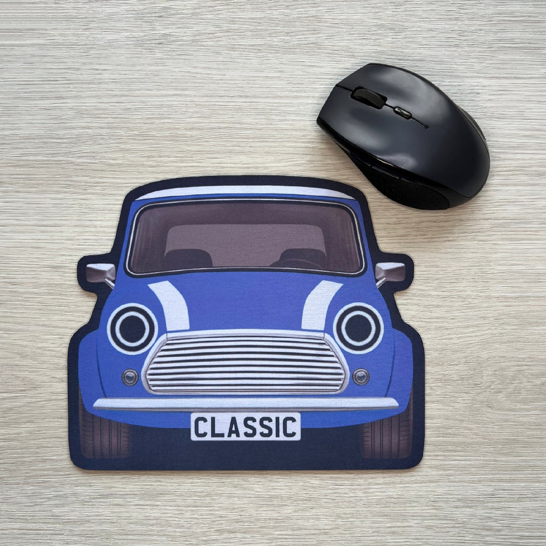 Classic Mini Mouse Mat, Choose the Colour & Add Your Numberplate, Car ...
