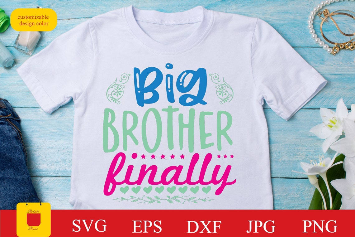 Brother and Sister Svg Cut File, Big Bro Lil Bro Svg, Big Brother, Big ...