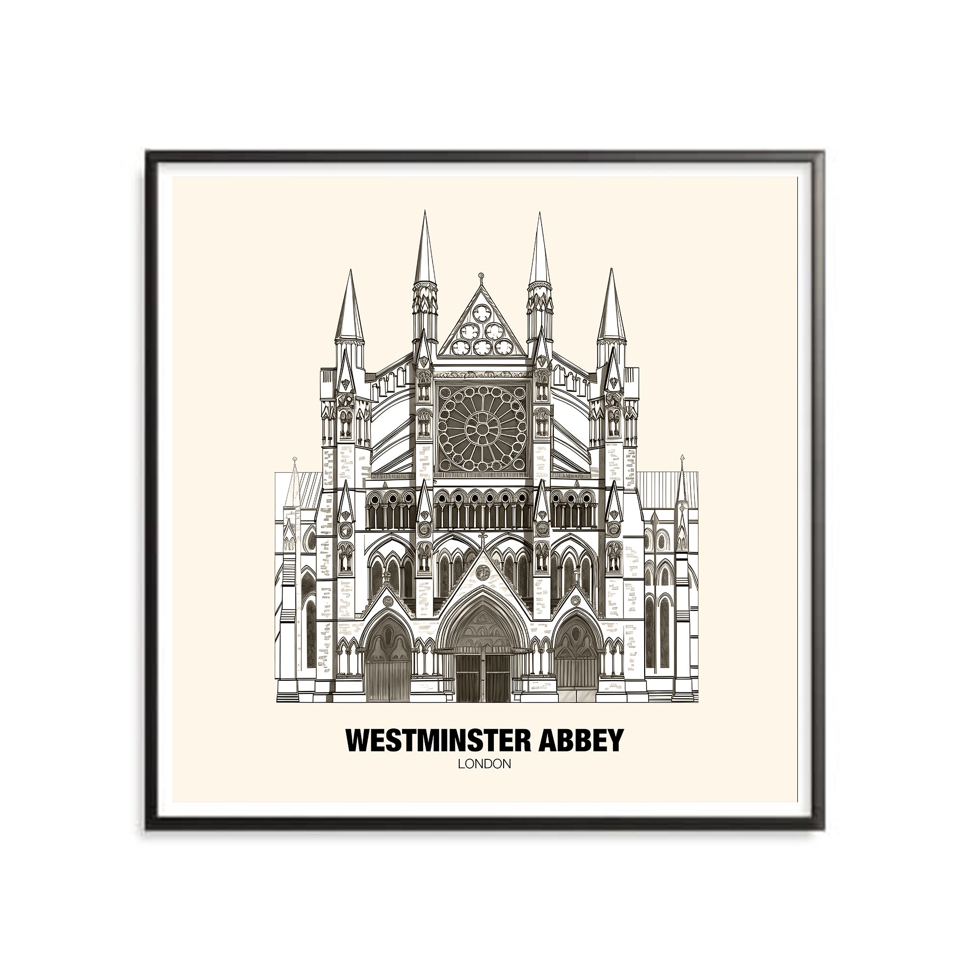 London Landmarks Art Prints, Set of 3, City Landmarks, Contemporary ...