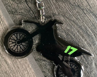 Number Plate Motocross Dirt Bike Keychain multiple Sizes - Etsy