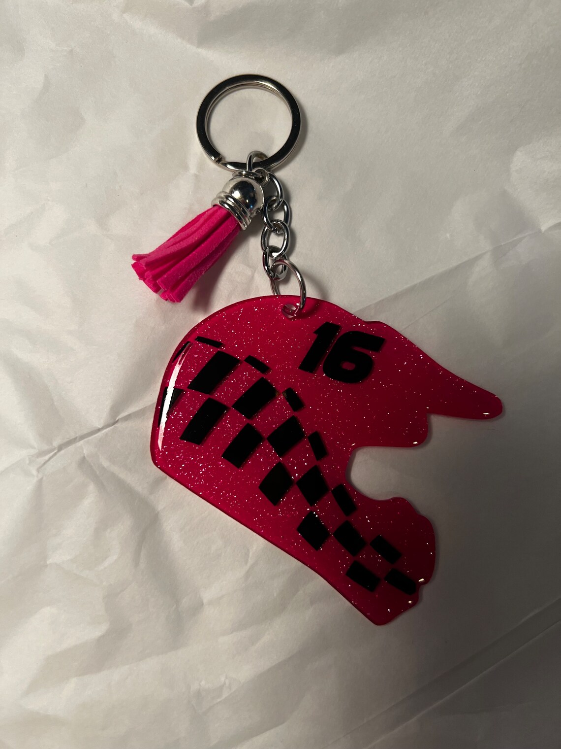 Motocross ATV Helmet Keychain - Etsy