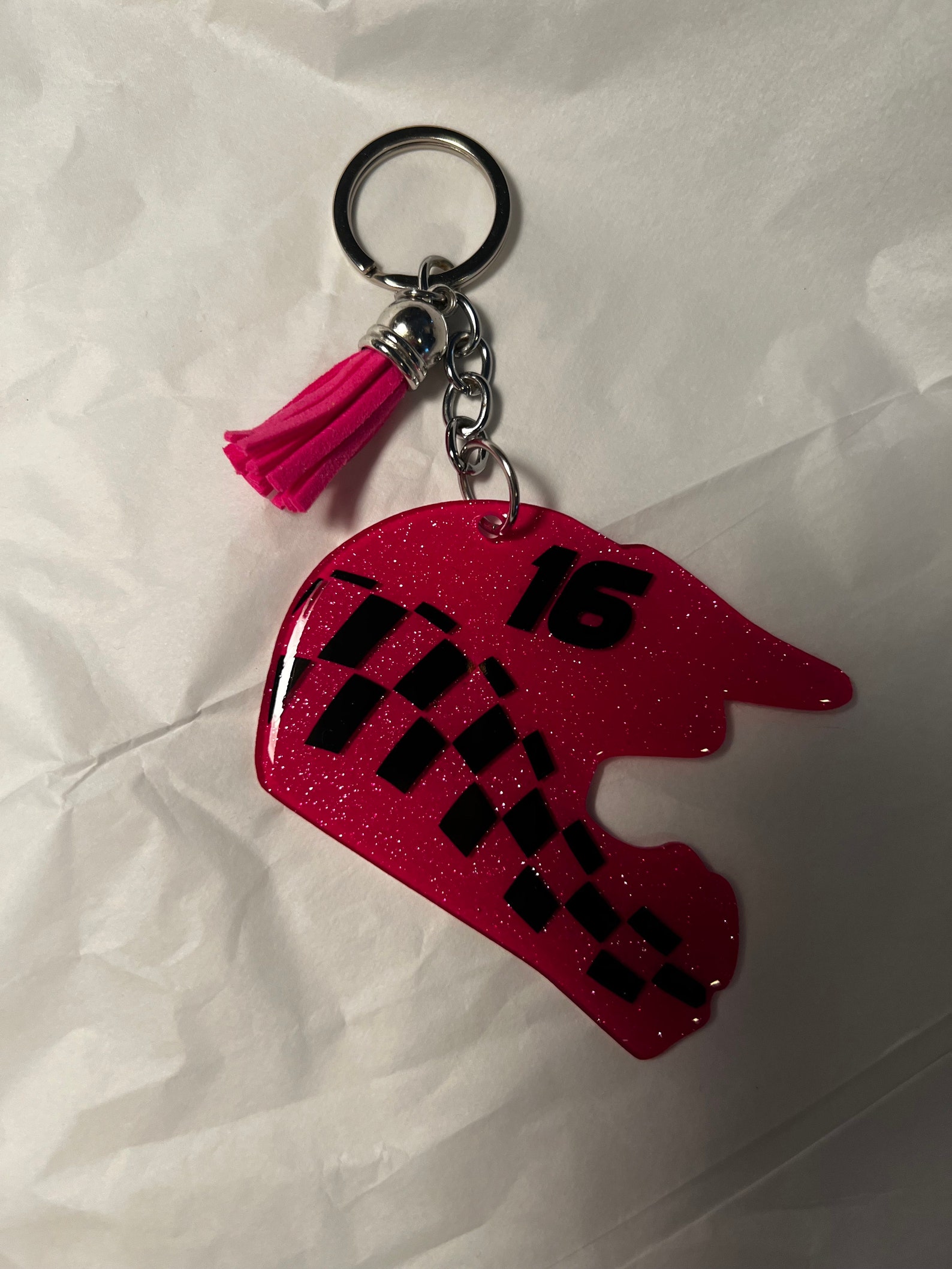 Motocross ATV Helmet Keychain - Etsy