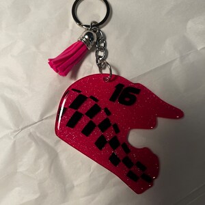 Motocross ATV Helmet Keychain - Etsy