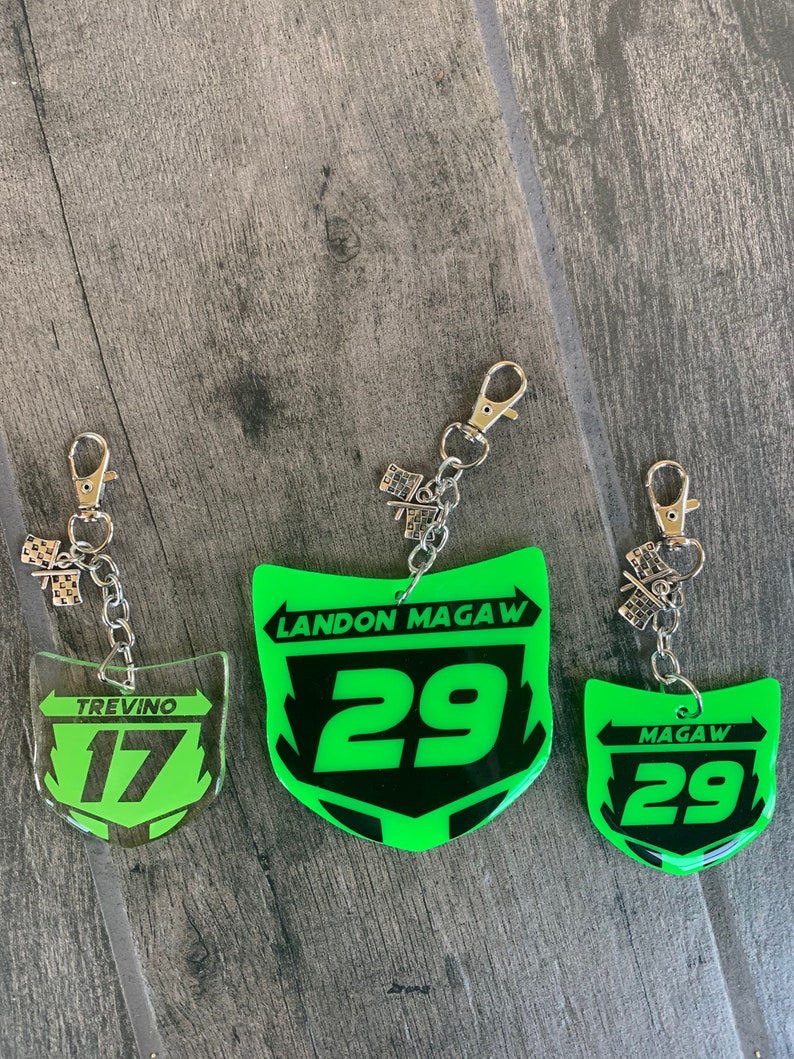 Number Plate Motocross Dirt Bike Keychain multiple Sizes - Etsy