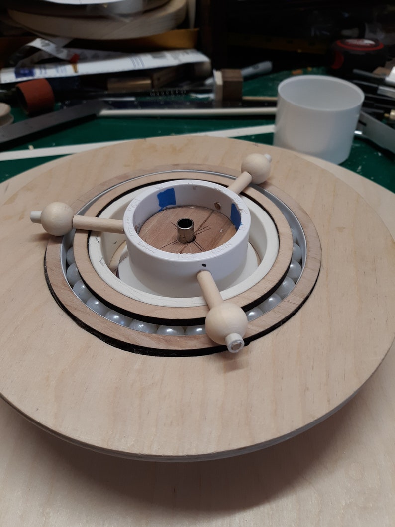 Kinetic Art /automaton Toy /automata /christmas Carousel / Music Box ...