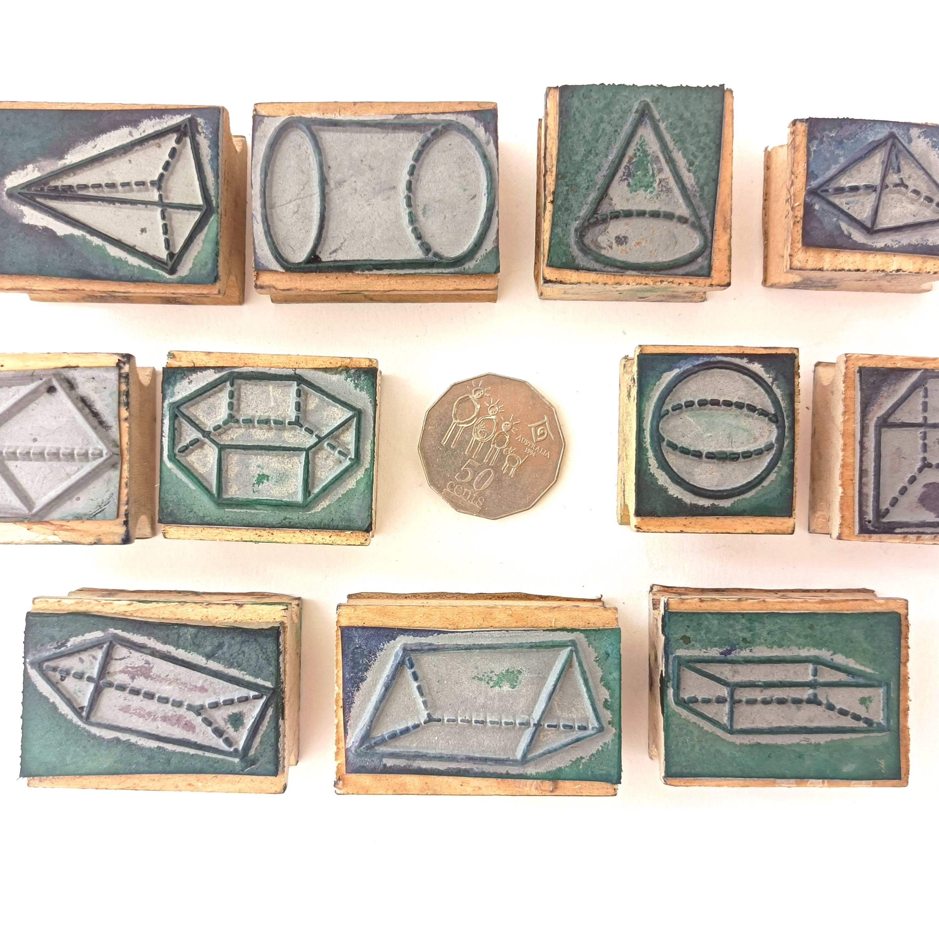 1980s Rubber Wood Block 3D Shape US Made Stamps. Vintage 1987 - Etsy ...