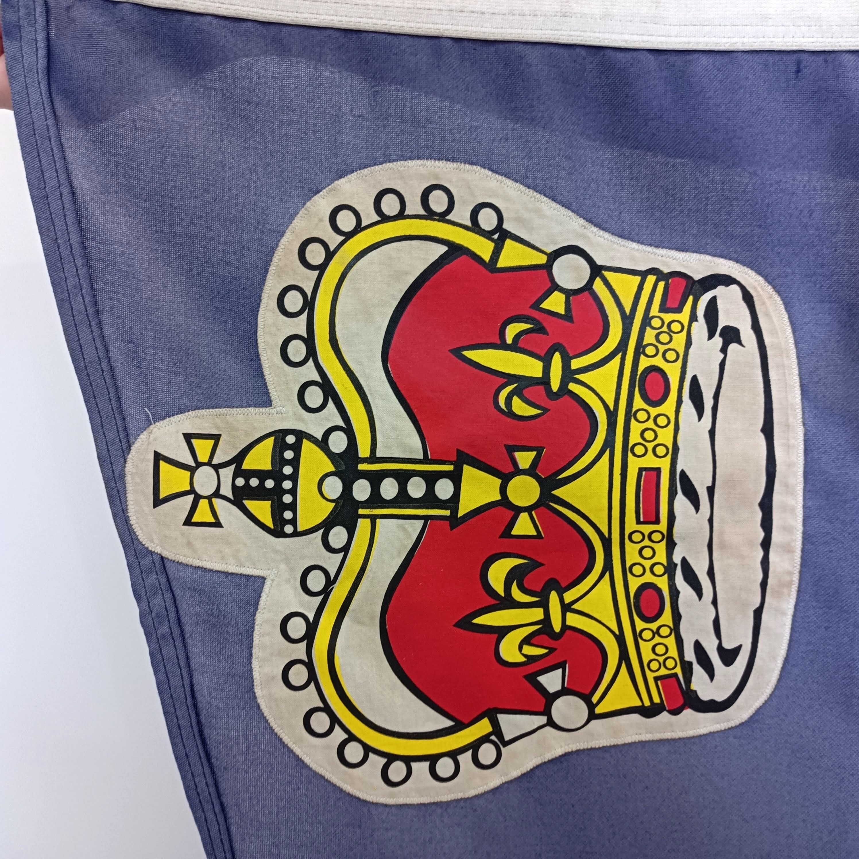 Vintage Yacht Club Nautical Burgee/ Flag/ Pennant. Queen Victoria ...