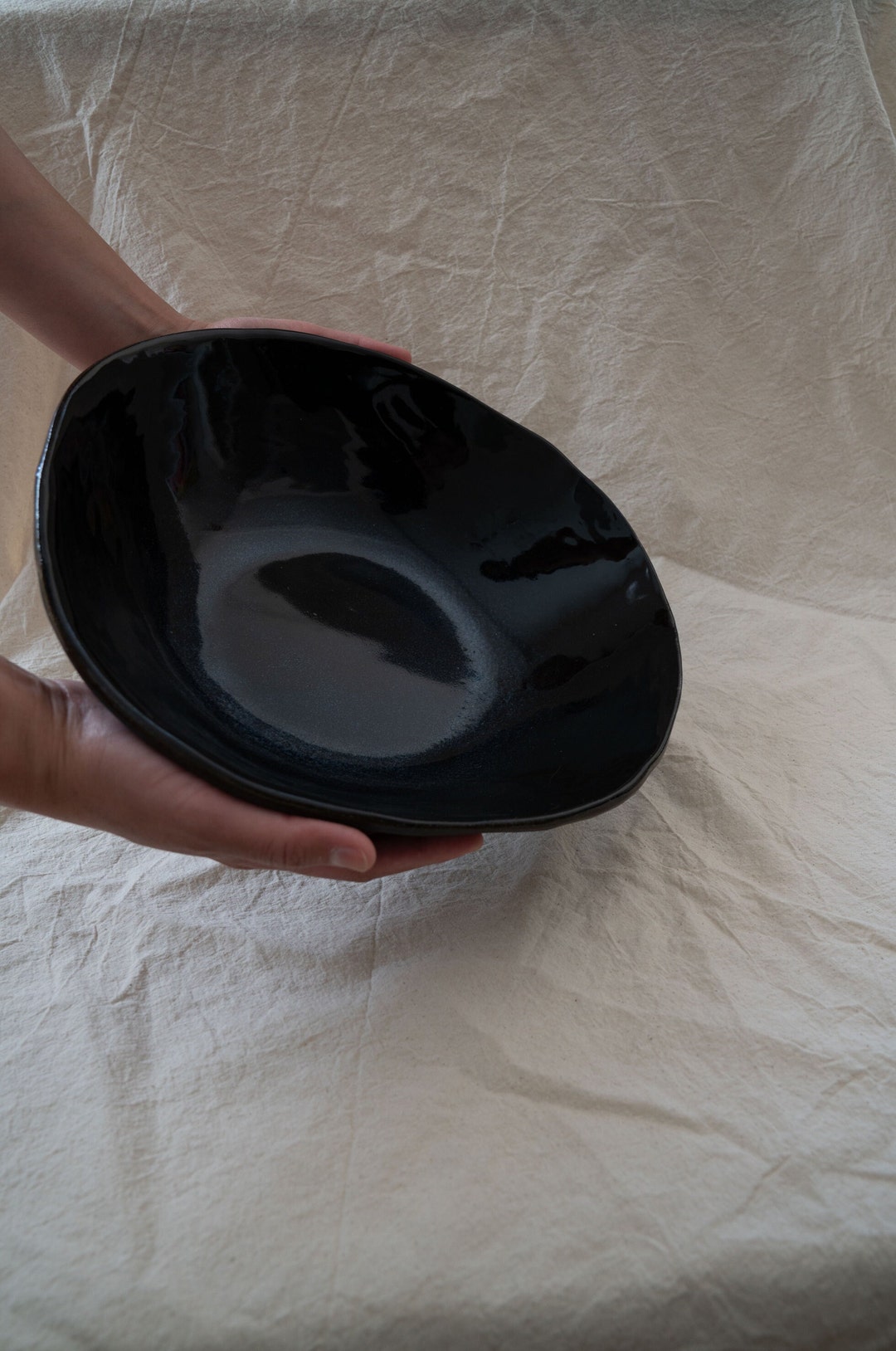 Handmade Large Ceramic Fruit Bowl Serving Bowl Minimal - Etsy