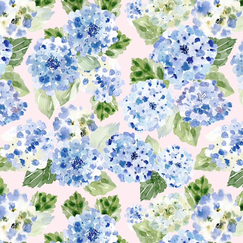 Hydrangea Fabric - Etsy