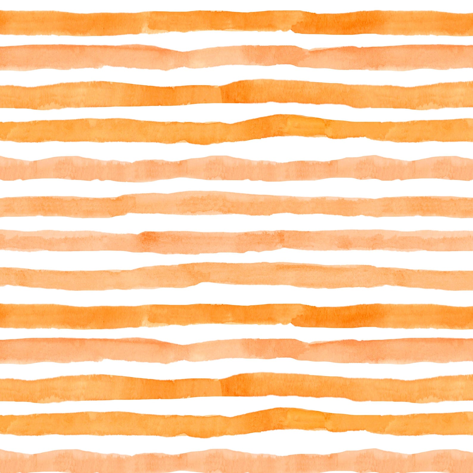 Orange Stripes Fabric by the Yard, Halloween Striped Coordinate, Kona ...