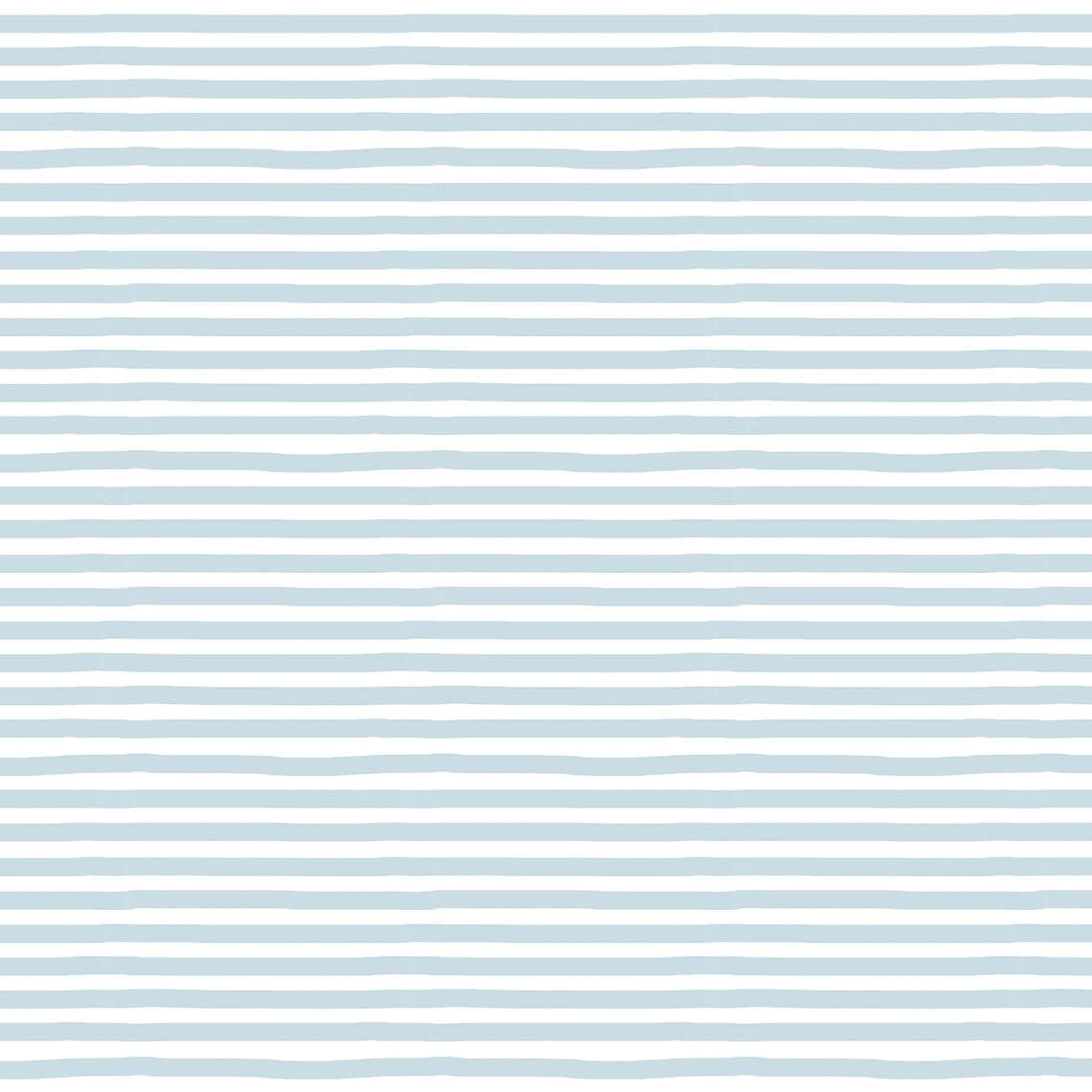 Light Blue Striped Fabric, Minimalist, Coastal, Coordinate, Kona Cotton ...