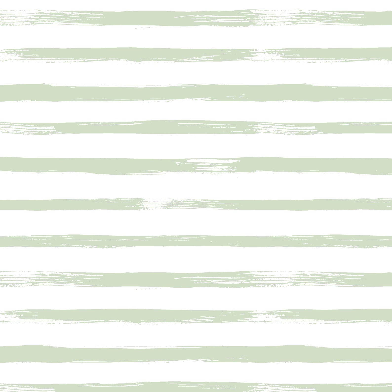 Soft Green and White Stripes Fabric, Minimalist, Light Sage, Watercolor ...