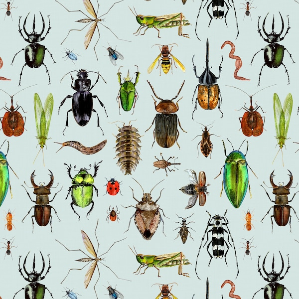 Insect Fabric - Etsy