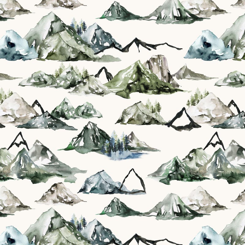 Fabric Mountains - Etsy