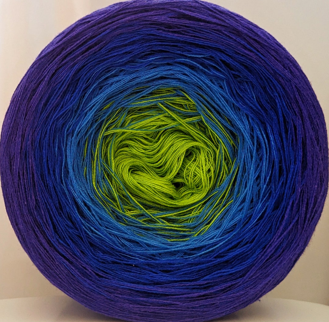 Gradient Yarn Cake, Ombre Effect Yarn Cake, 50cotton/50acrylic Yarn ...