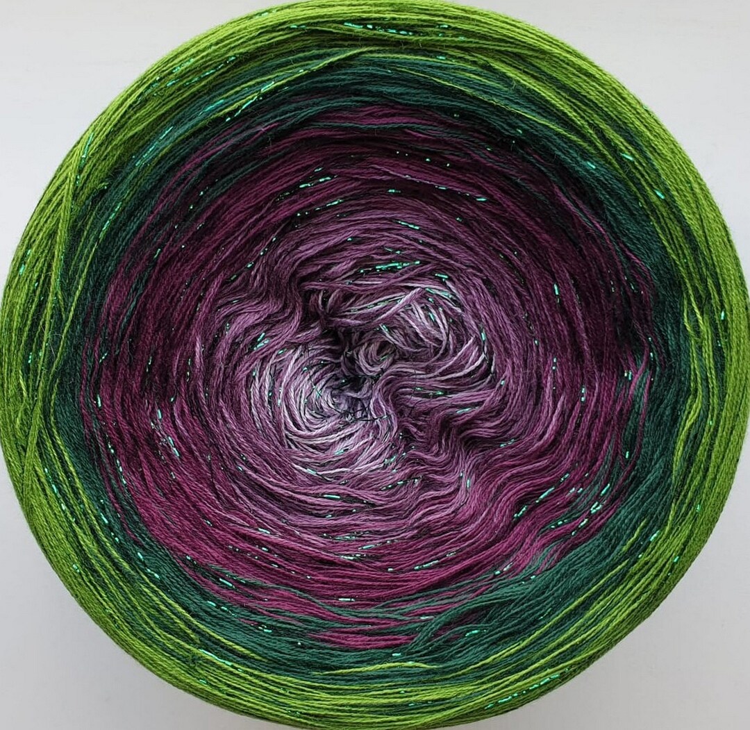 3 Ply, Gradient Cake Yarn, Ombre Yarn Cake, Color Change Yarn, Ombre ...