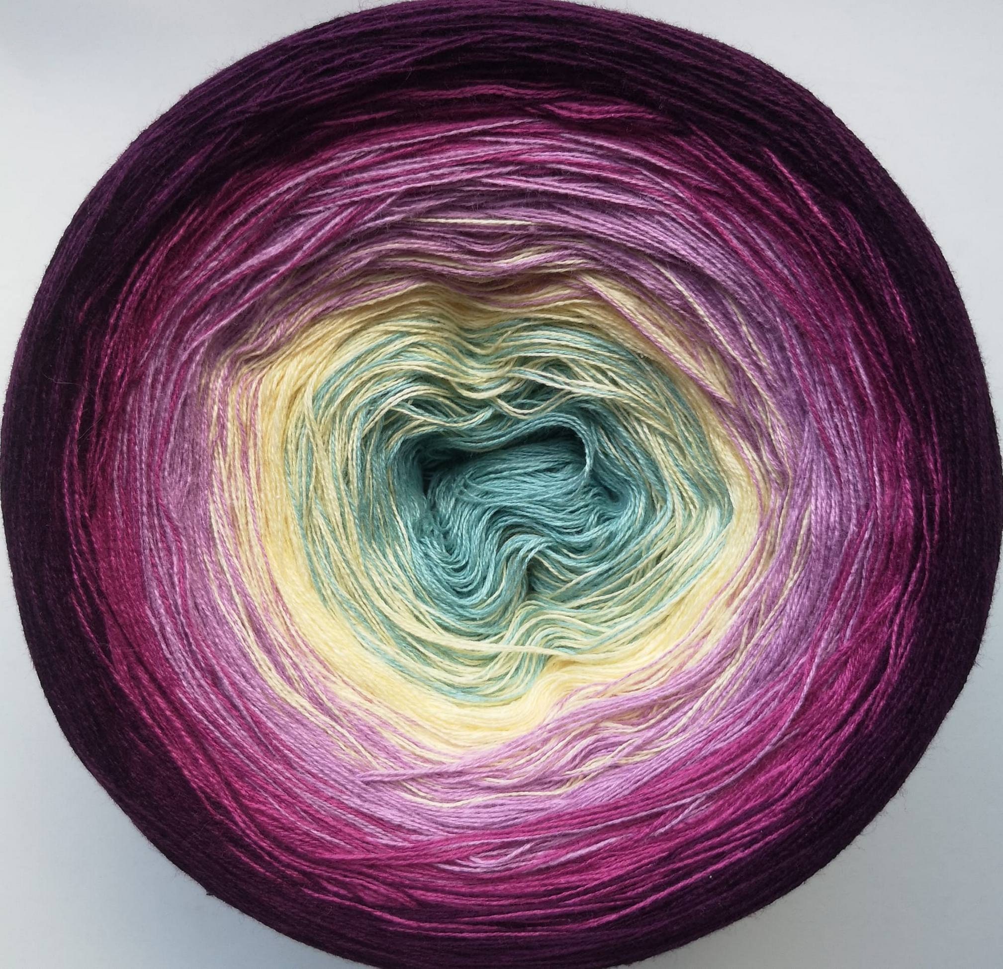 Gradient Yarn Cake, Ombre Effect Yarn Cake, 50cotton/50%acrylic Yarn ...