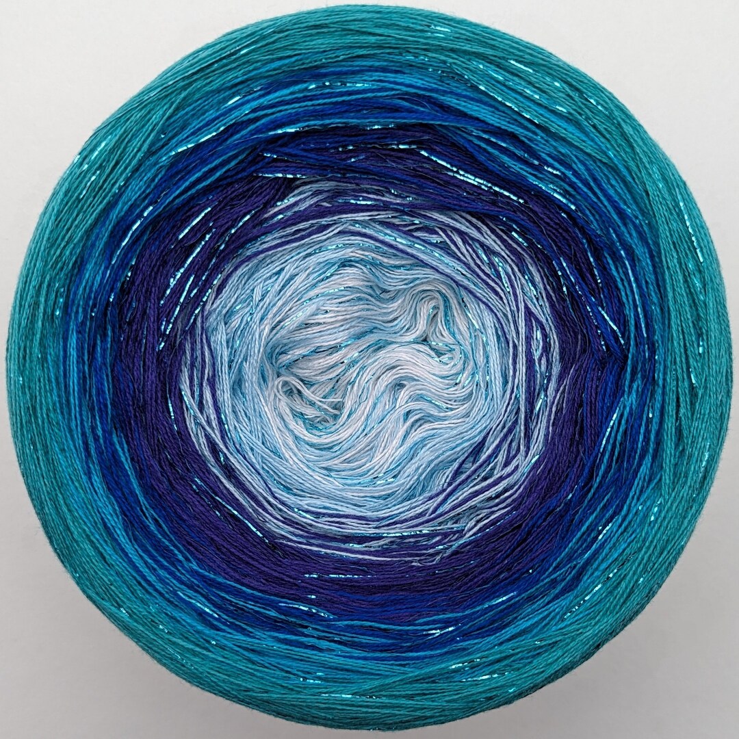 3 Ply, Gradient Cake Yarn, Ombre Yarn Cake, Color Change Yarn, Ombre ...