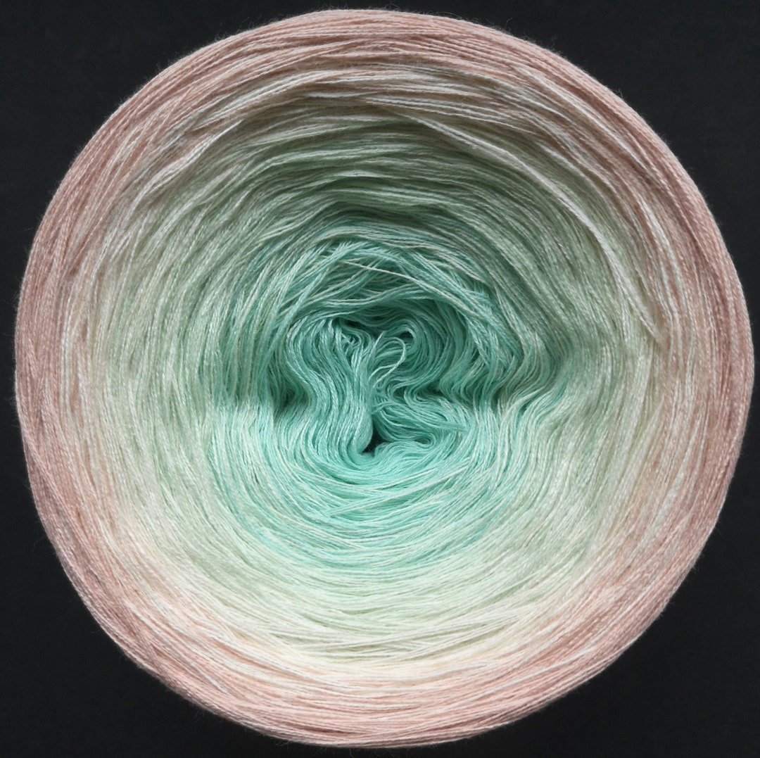 Gradient Yarn Cake, Ombre Effect Yarn Cake, 50cotton/50%acrylic Yarn ...