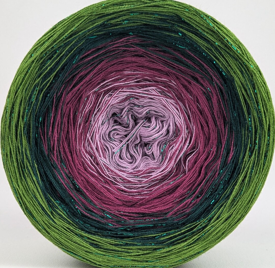 3 Ply, Gradient Cake Yarn, Ombre Yarn Cake, Color Change Yarn, Ombre ...