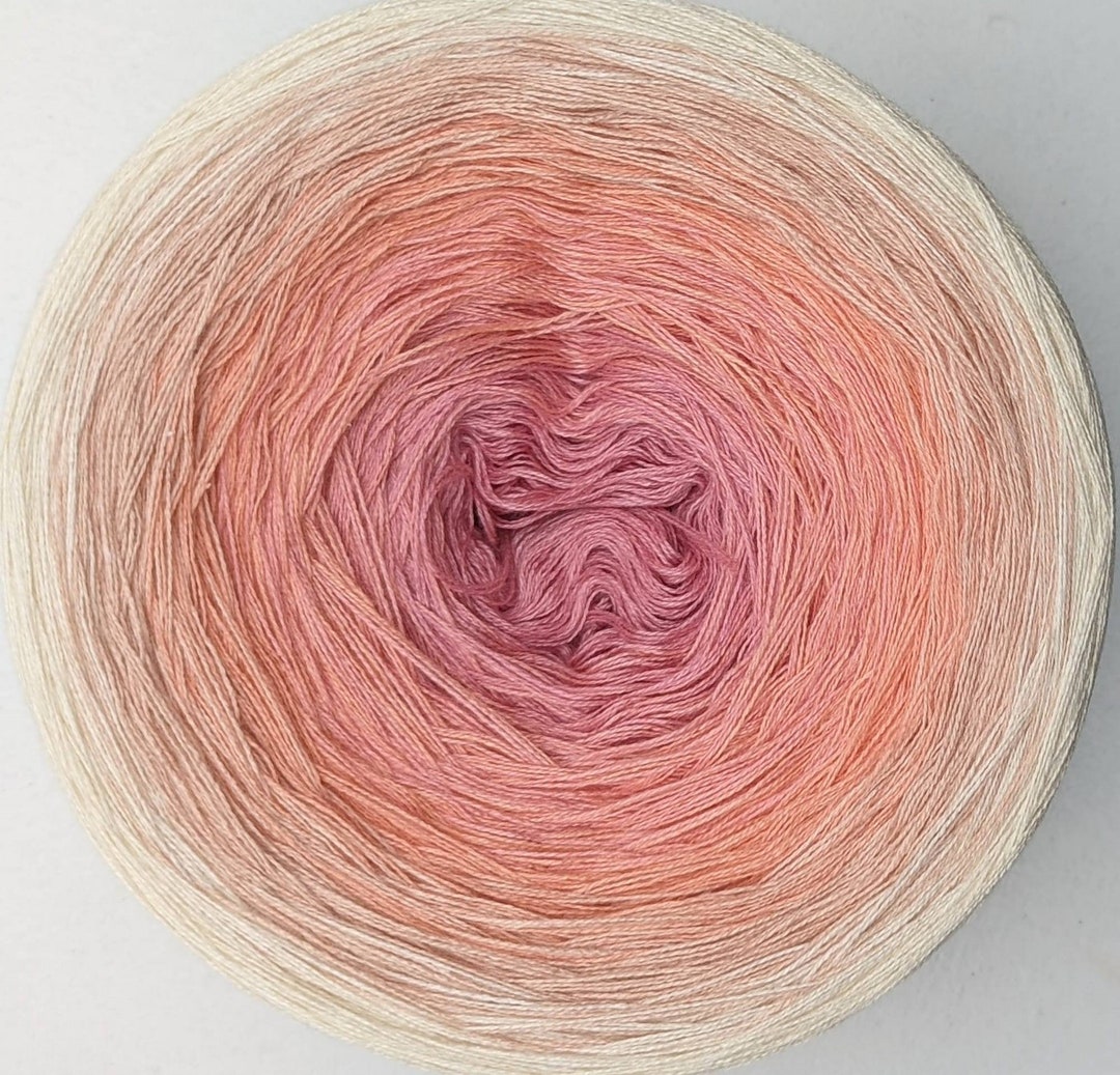 Gradient Yarn Cake, Ombre Effect Yarn Cake,3 Ply ,4 Ply 50cotton/50 ...