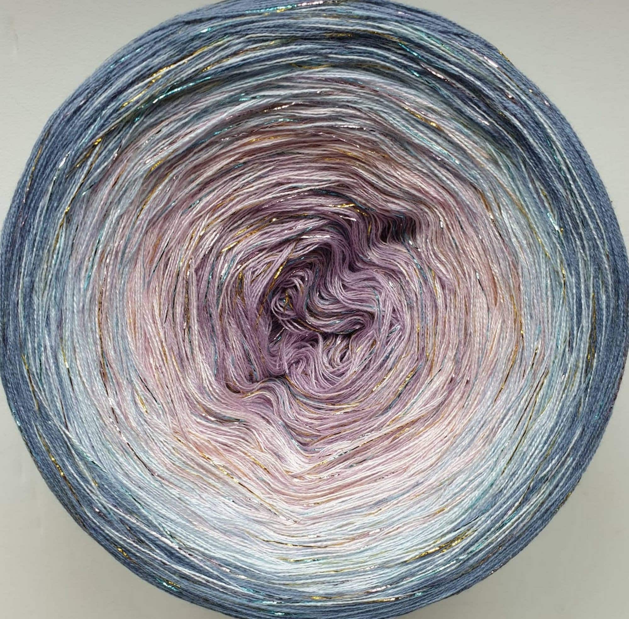 3 Ply, Gradient Cake Yarn, Ombre Yarn Cake, Color Change Yarn, Ombre ...