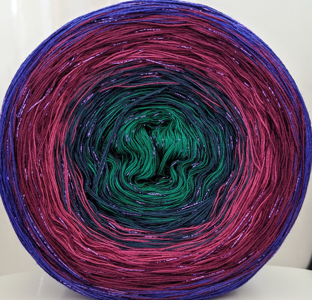 3 Ply, Gradient Cake Yarn, Ombre Yarn Cake, Color Change Yarn, Ombre ...