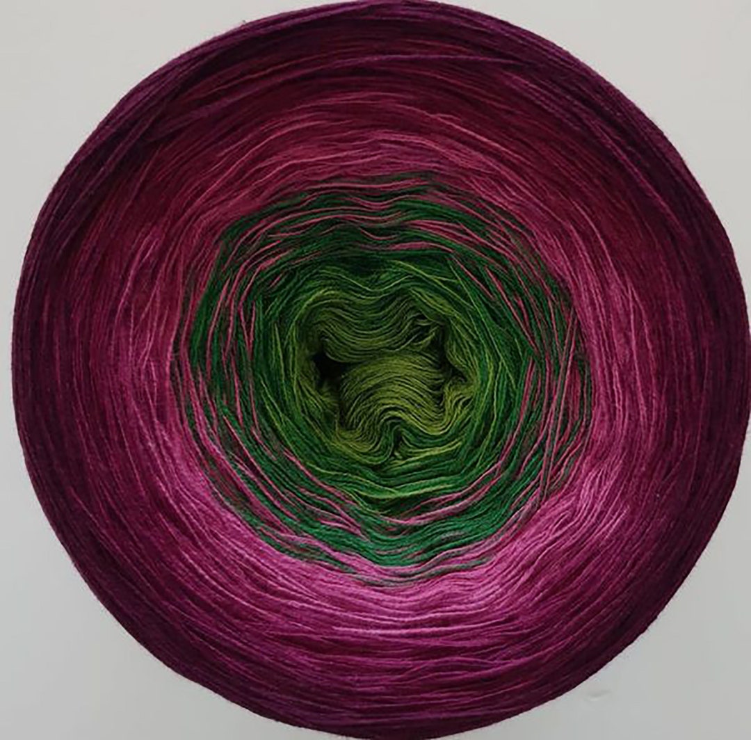 Gradient Yarn Cake, Ombre Effect Yarn Cake, 50cotton/50%acrylic Yarn ...
