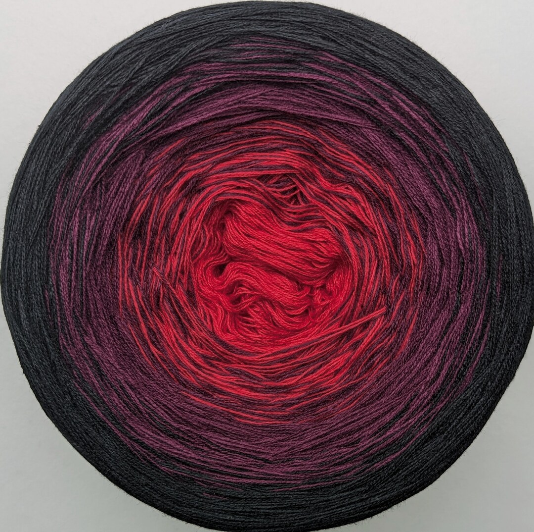 Gradient Yarn Cake, Ombre Effect Yarn Cake, 50cotton/50%acrylic Yarn ...