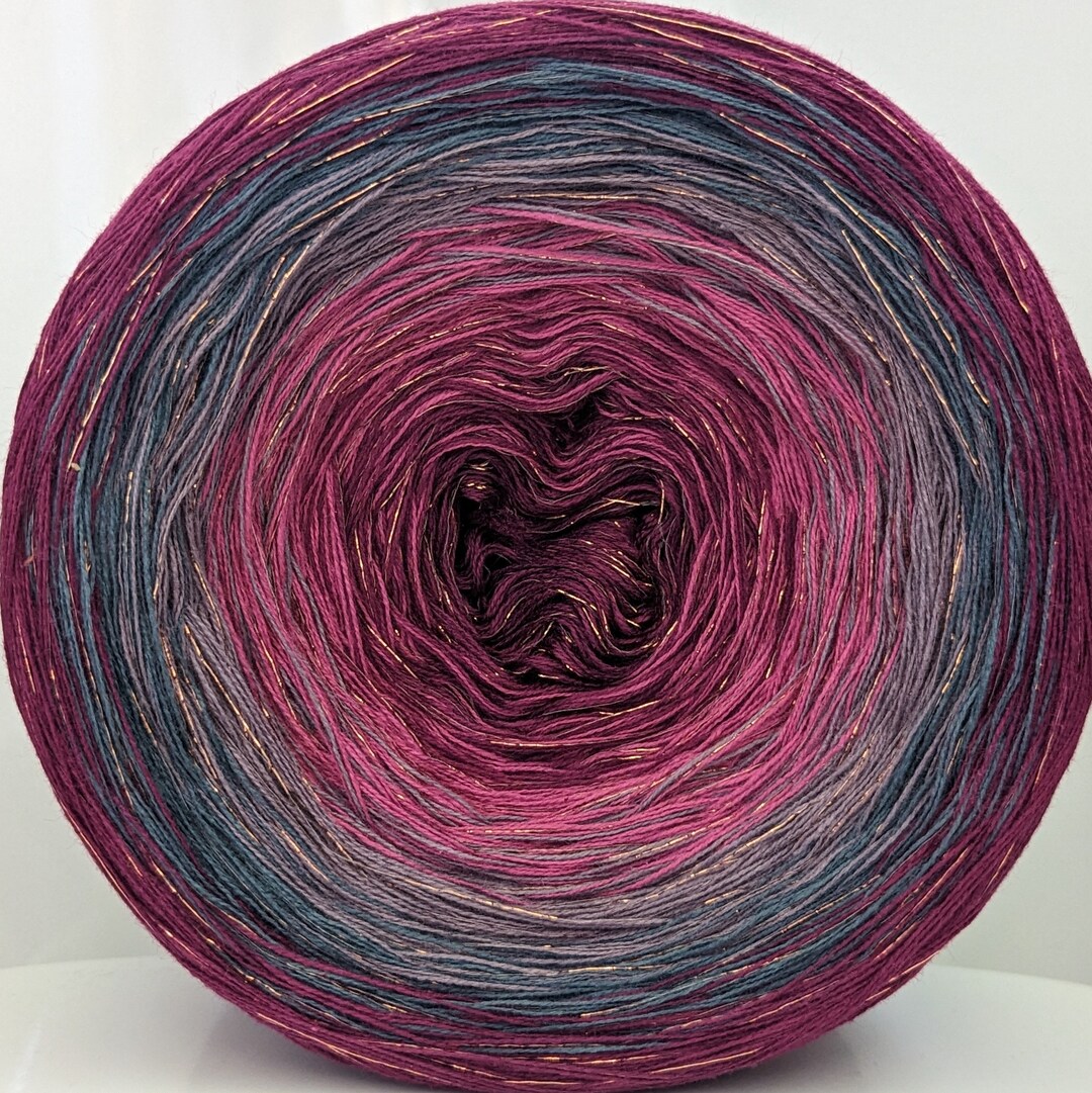 3 Ply, Gradient Cake Yarn, Ombre Yarn Cake, Color Change Yarn, Ombre ...