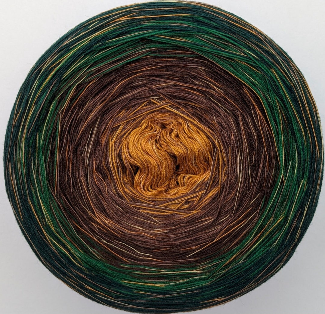 Gradient Yarn Cake, Ombre Effect Yarn Cake, 50cotton/50%acrylic Yarn ...