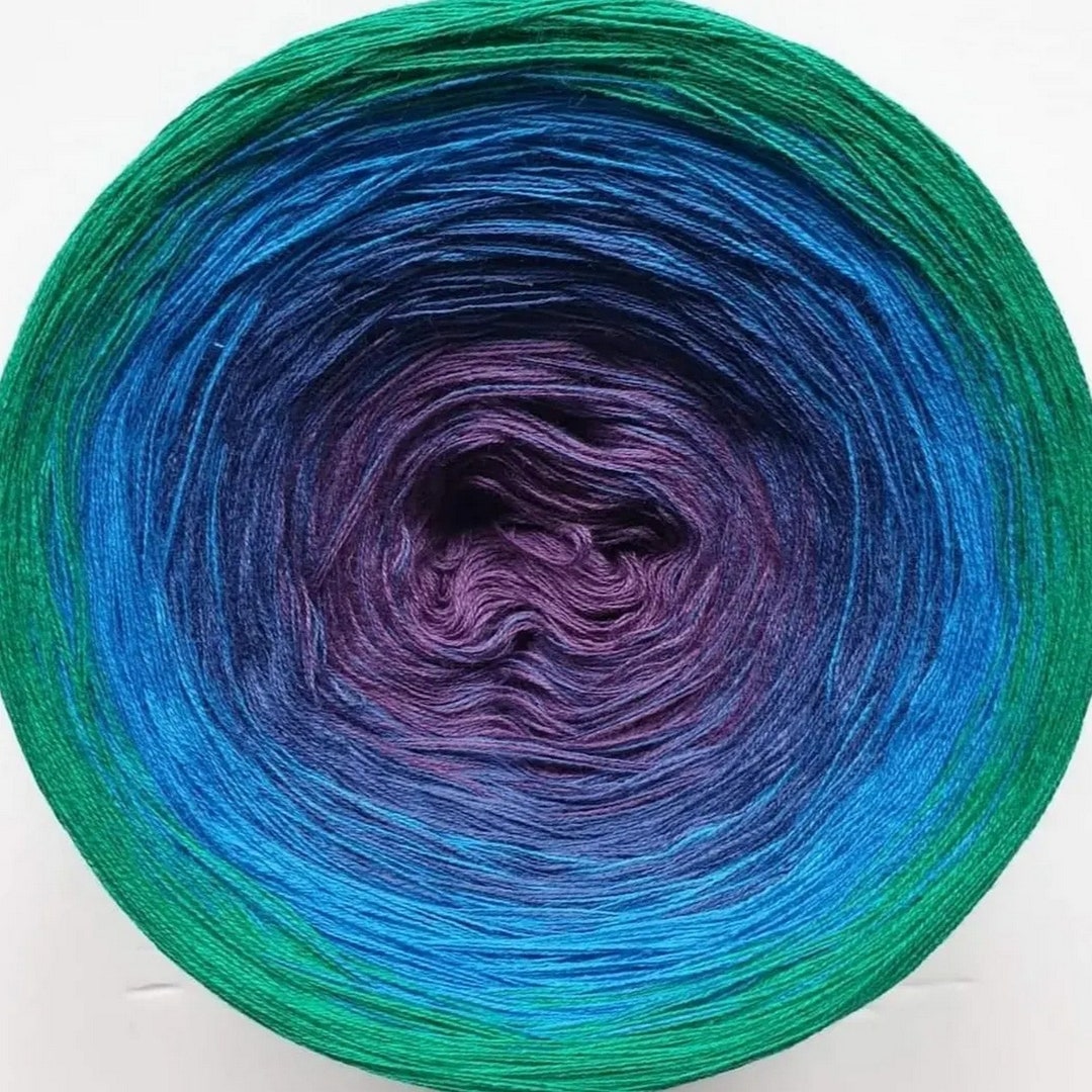 Gradient Yarn Cake, Ombre Effect Yarn Cake, 50cotton/50%acrylic Yarn ...