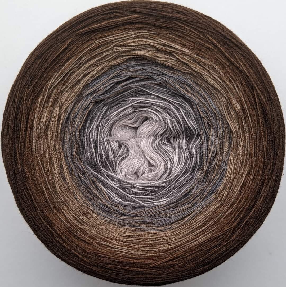 Gradient Yarn Cake, Ombre Effect Yarn Cake,3 Ply,4 Ply 50cotton/50 ...