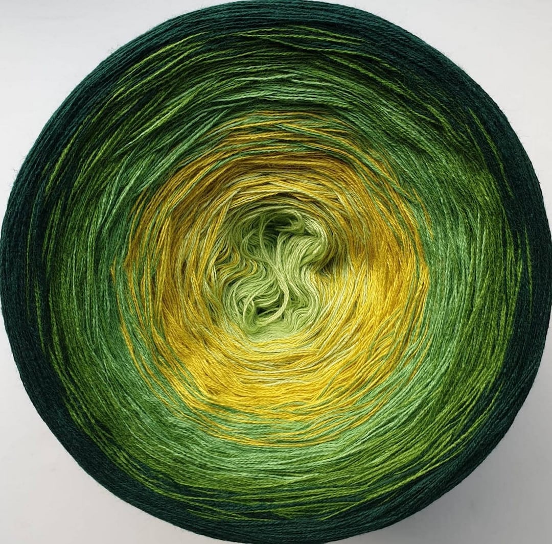 Gradient Yarn Cake, Ombre Effect Yarn Cake, 50cotton/50%acrylic Yarn ...