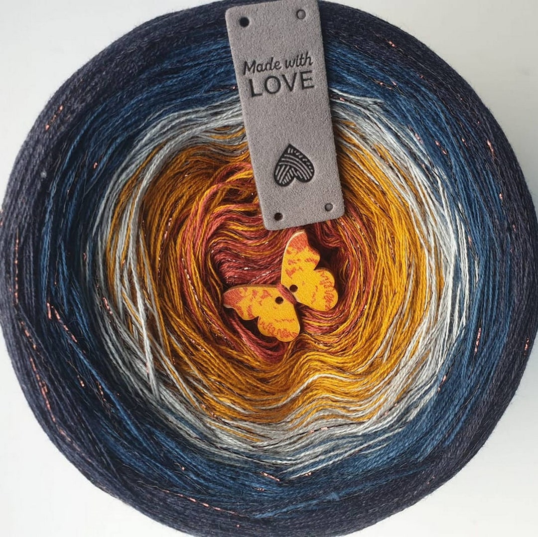 3 Ply, Gradient Cake Yarn, Ombre Yarn Cake, Color Change Yarn, Ombre ...