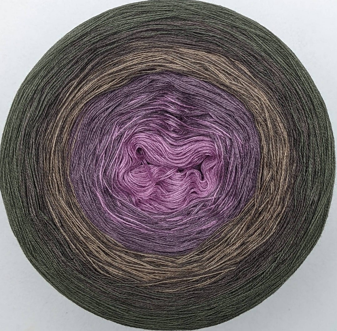 Gradient Yarn Cake, Ombre Effect Yarn Cake, 50cotton/50%acrylic Yarn ...