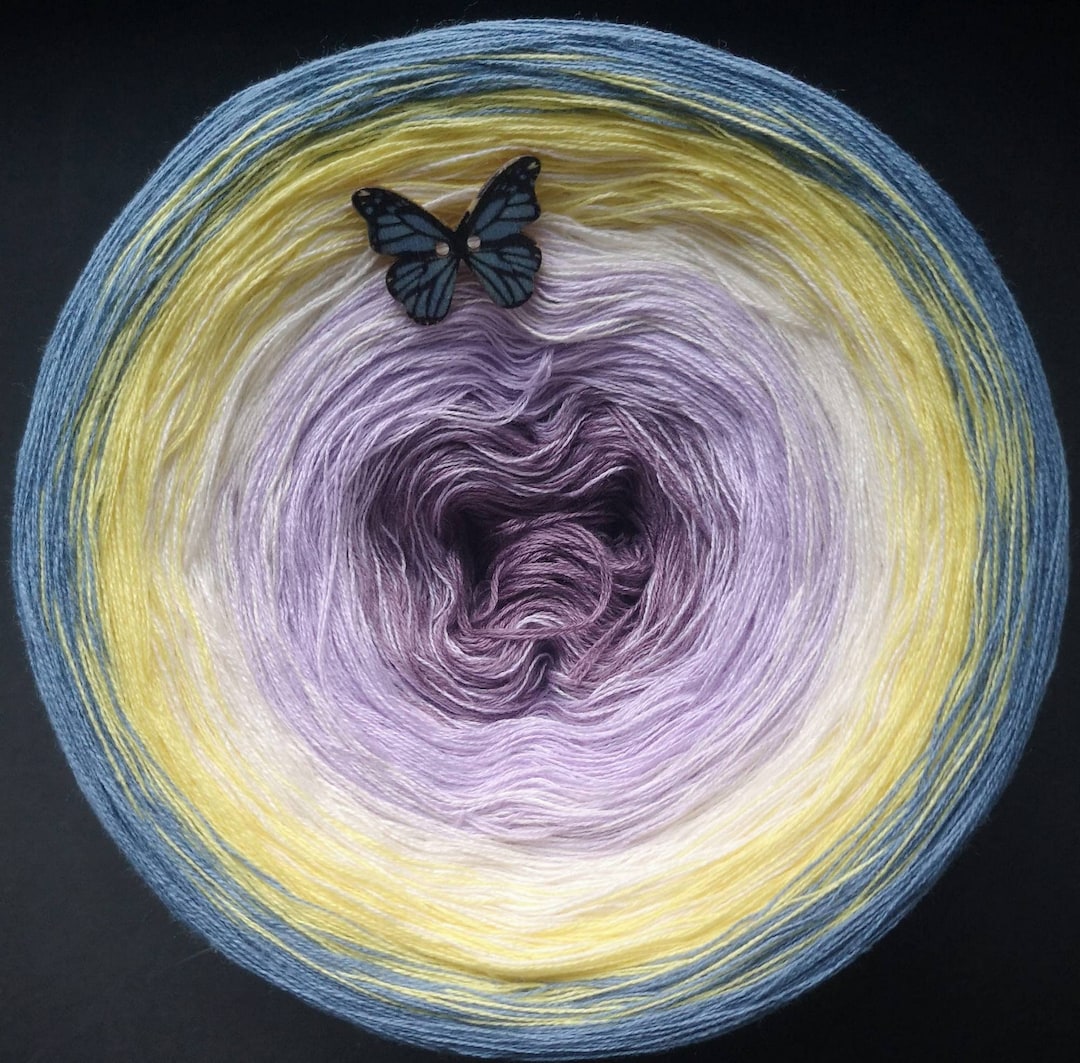 Gradient Yarn Cake, Ombre Effect Yarn Cake, 50cotton/50%acrylic Yarn ...