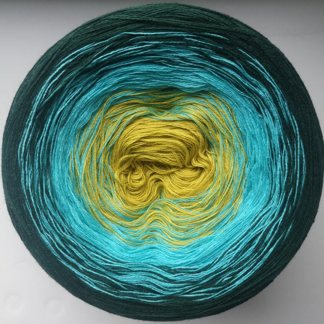 Gradient Yarn Cake, Ombre Effect Yarn Cake, 50cotton/50%acrylic Yarn ...