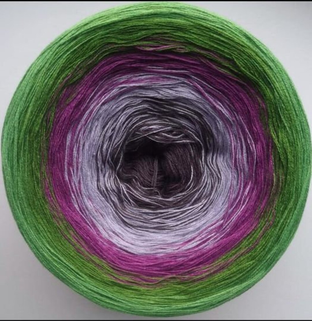 Gradient Yarn Cake, Ombre Effect Yarn Cake,3 Ply,4 Ply 50cotton/50 ...