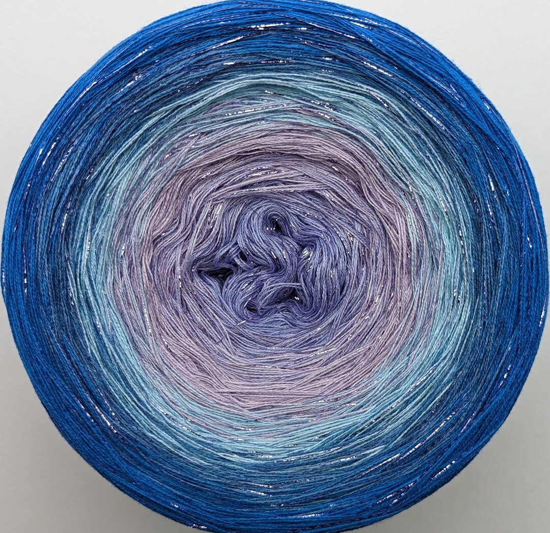 3 Ply, Gradient Cake Yarn, Ombre Yarn Cake, Color Change Yarn, Ombre ...