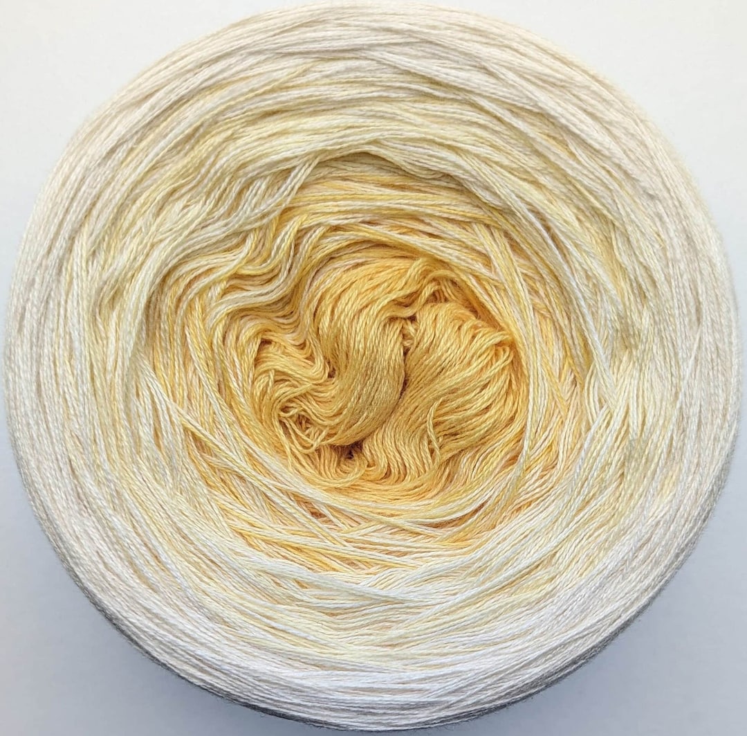 Gradient Yarn, Ombre Yarn Cake.3 Ply/4 Ply. Cotton/arylic Yarn ...